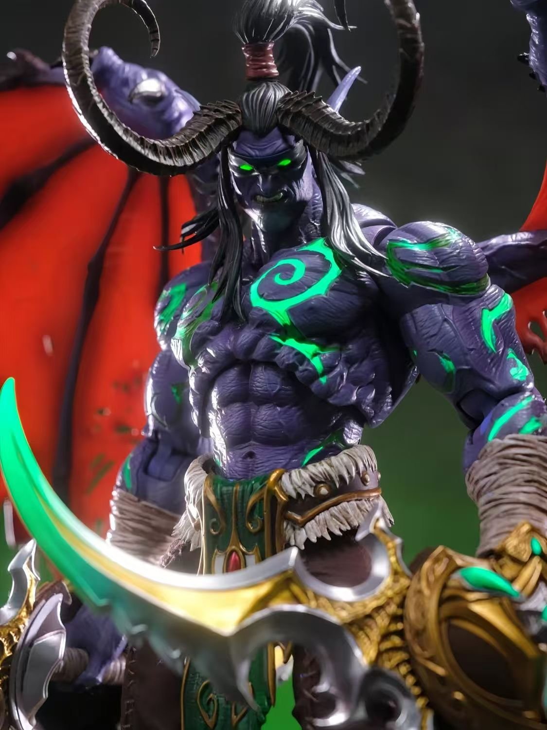 World of Warcraft Illidan Stormrage Action Figures Model Collectibles ...