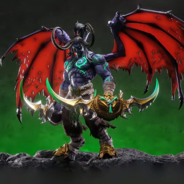 World of Warcraft Illidan Stormrage Action Figures Model Collectibles ...